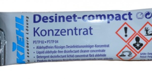 Desinet Compact - Detergent lichid, concentrat, fara aldehide, Kiehl, 25 ml